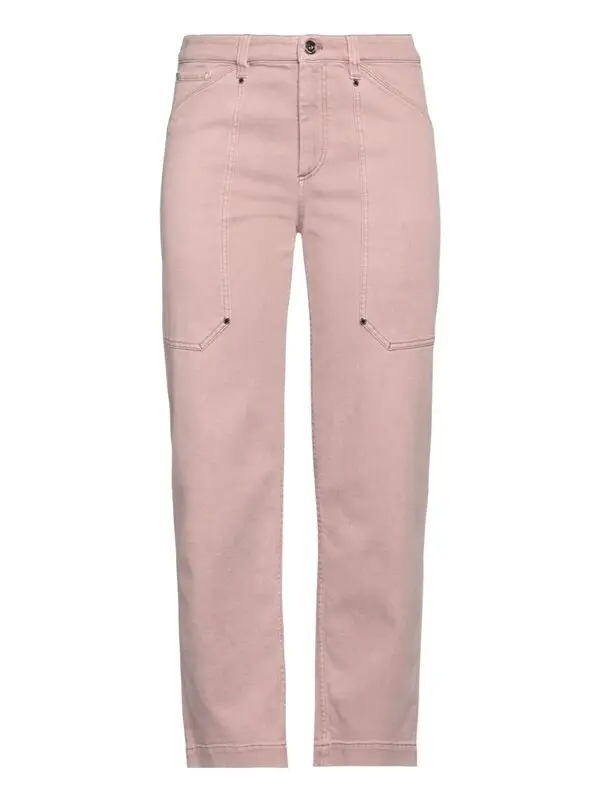Brunello Cucinelli Straight Leg Denim Trousers - Nude