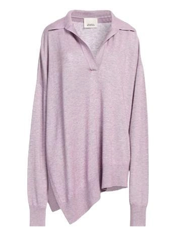 Isabel Marant Étoile Long-sleeved Polo Knit - Pink