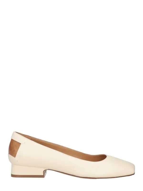 MAISON MARGIELA Square Toe Ballet Flats - Nude