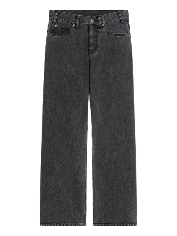 Celine Jolene Jeans In Cotton Denim - Black