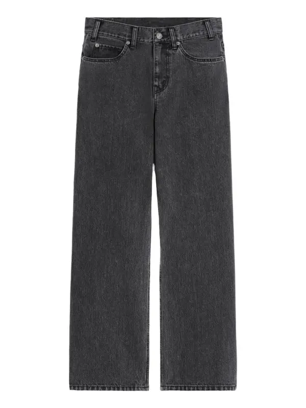 Celine Jolene Jeans In Cotton Denim - Black