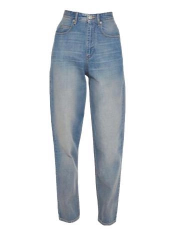 Isabel Marant Étoile Tapered High-rise Jeans - Gray