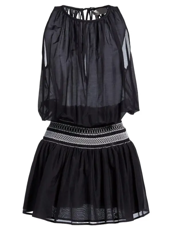 Tory Burch Color-block Sleeveless Dress - Black