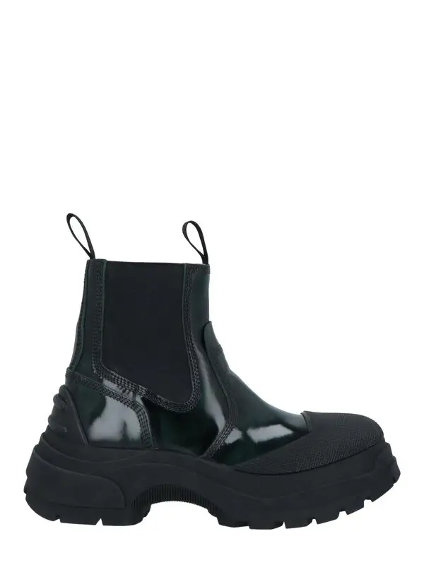 MAISON MARGIELA Leather Chunky Boots - Black