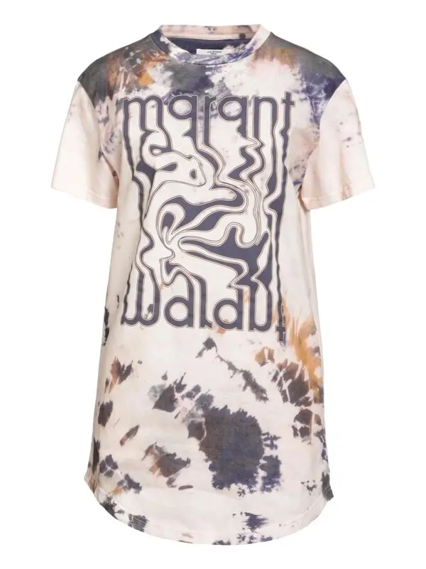 Isabel Marant Étoile Printed Logo Crew Neck T-shirt - White