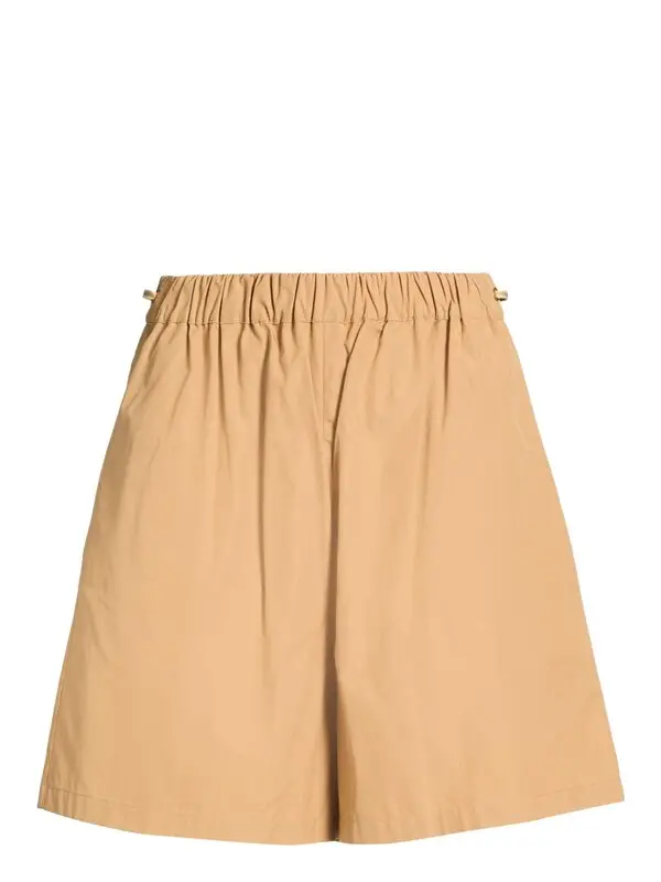 Max Mara Woven Slit Pockets Shorts - Nude