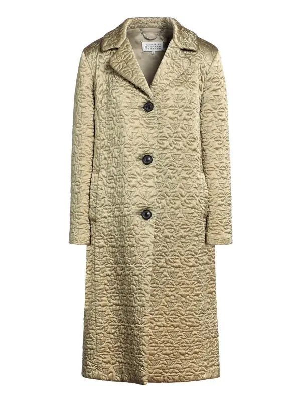 MAISON MARGIELA Quilted Satin Coat - Nude