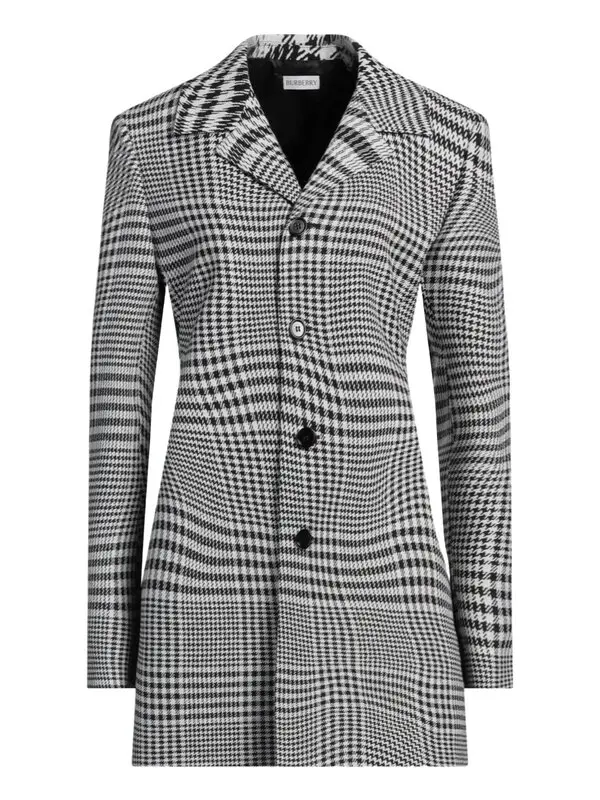 Burberry Plaid Blazer - Gray