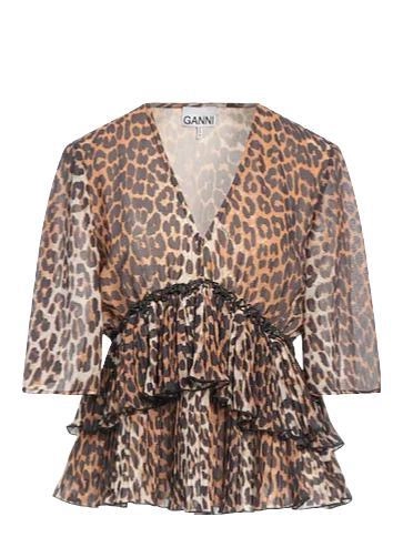 GANNI Tops - Nude