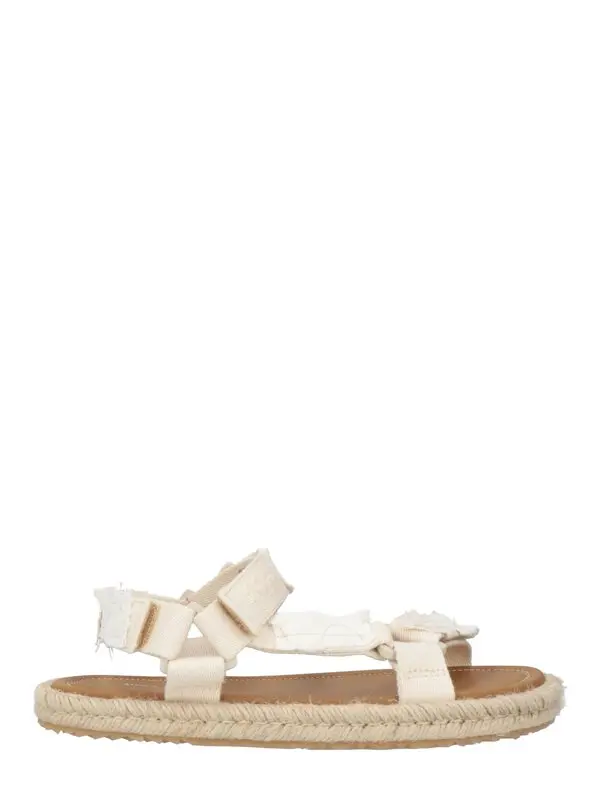 MAISON MARGIELA Canvas One-strap Espadrille Sandals - Nude