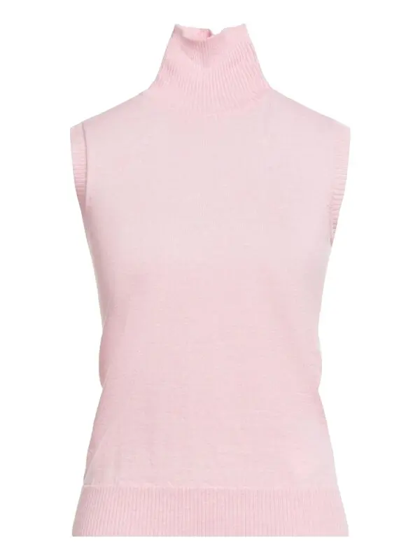 Sportmax Sleeveless Turtleneck Top - Pink