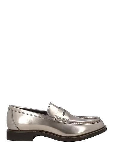 Brunello Cucinelli Metallic Patent Leather Loafers - Multicolor