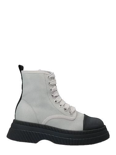 GANNI Two-tone Non-slip Platform Boots - Gray