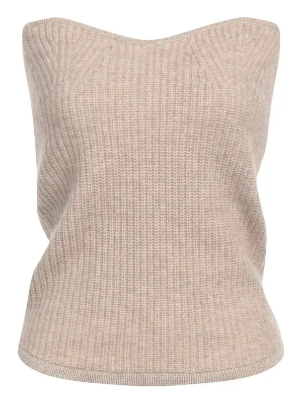 Isabel Marant Étoile Strapless Knitted Vest - Nude