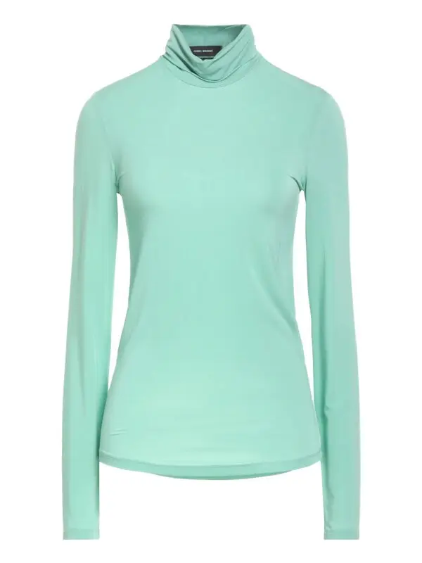 Isabel Marant Étoile High Neck Long Sleeve T-shirt - Green