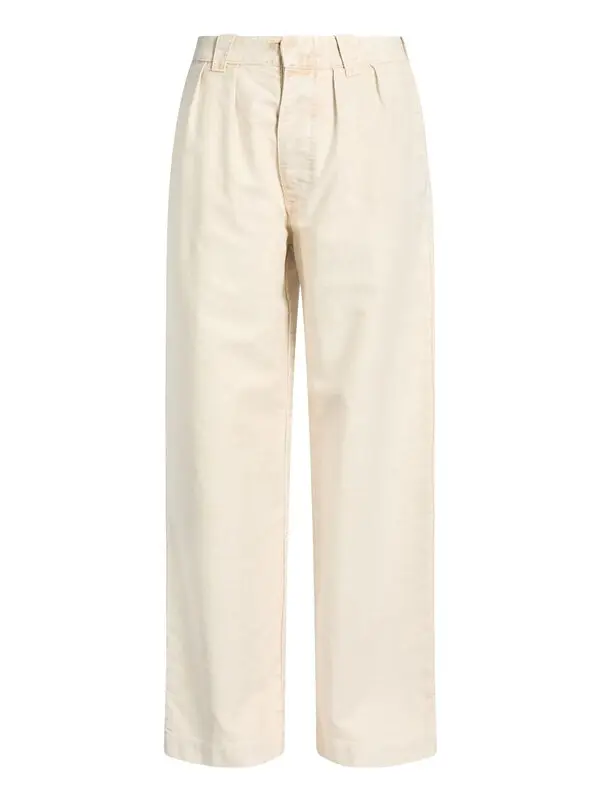 MAISON MARGIELA Wide-leg Gabardine Trousers - White