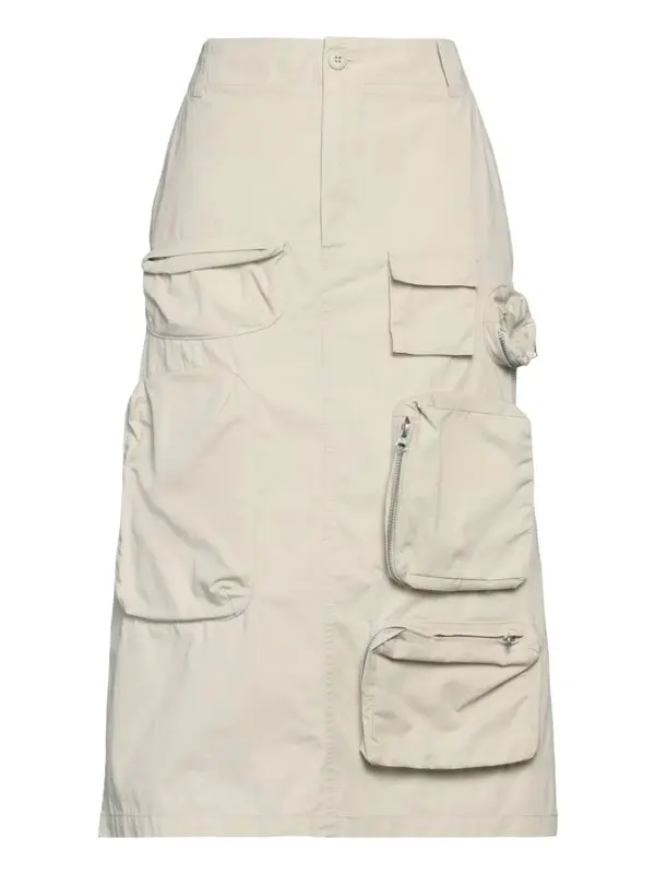 MAISON MARGIELA Flared Skirt - Nude