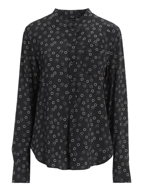 Isabel Marant Étoile Geometric Print Shirt - Black