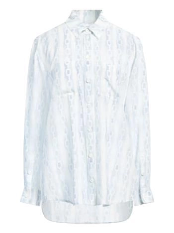 Burberry Printed Shirt Blouse - White