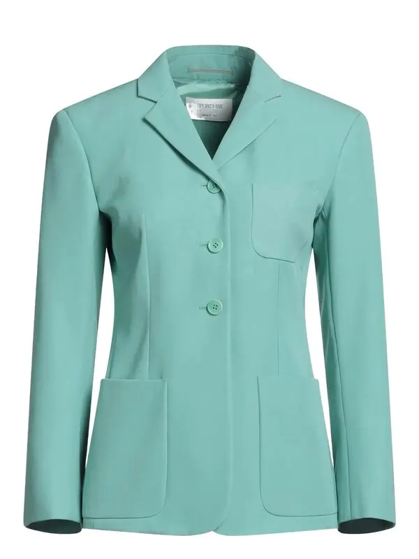 Sportmax Single-breasted Blazer - Blue