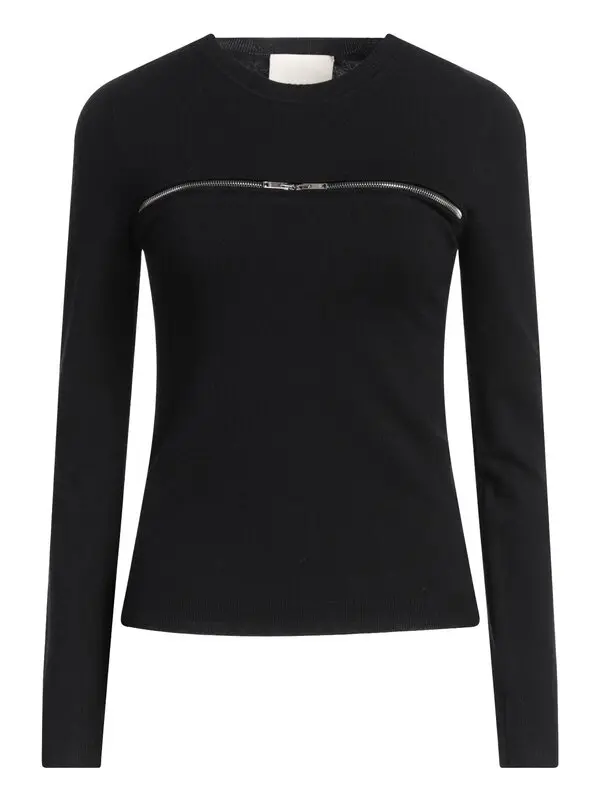 Isabel Marant Étoile Zip Up Knit Jumper - Black