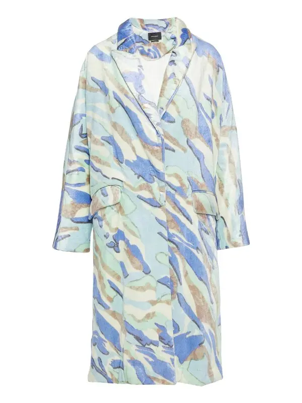 Isabel Marant Étoile Single-breasted Coat - Blue