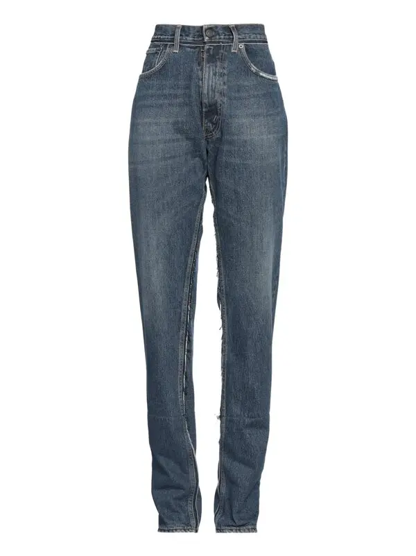 MAISON MARGIELA Straight-leg Jeans In Medium Wash Denim - Blue