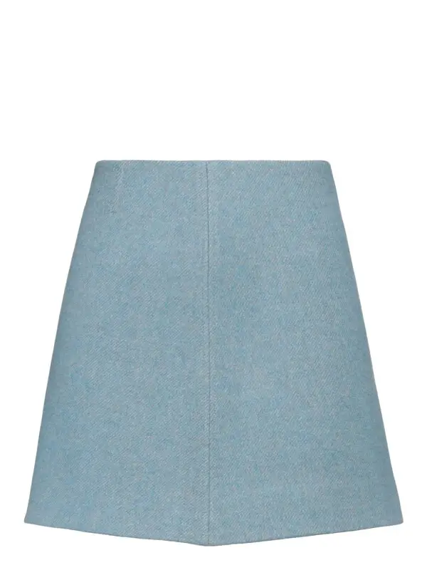 GANNI Flared Skirt - Blue