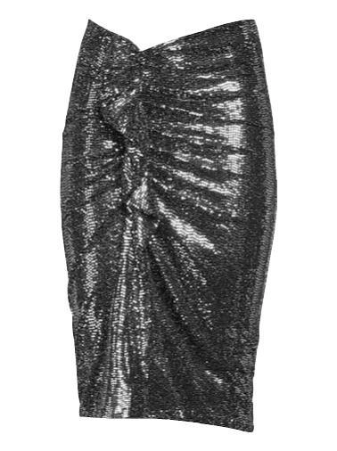 Isabel Marant Étoile Sequined Pencil Skirt - Black