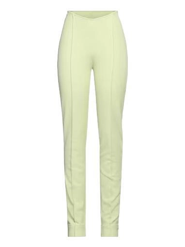 GANNI Straight Leg Stretch Trousers - Nude