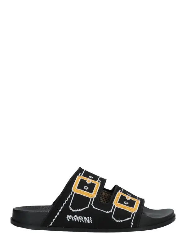 Marni Knitted Sandals - Black