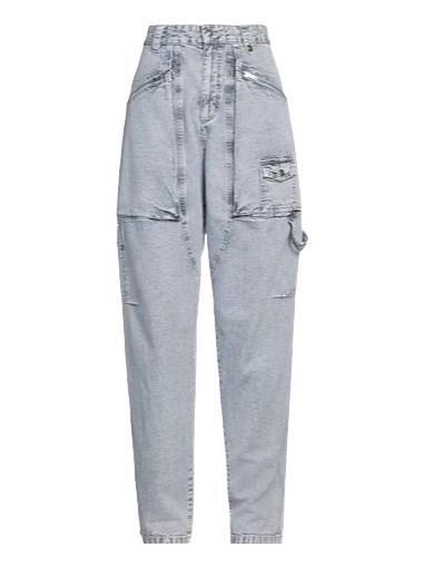 Isabel Marant Étoile Straight-leg Denim Trousers - Gray