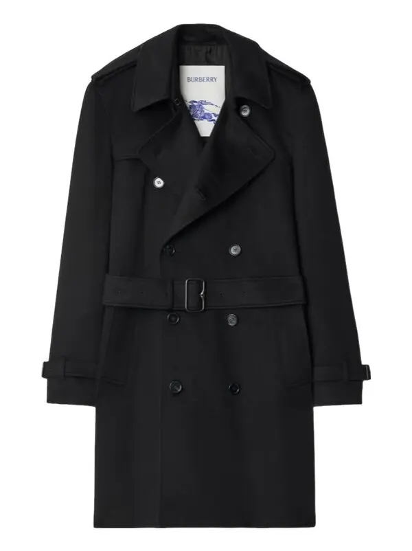 Burberry Mid-length Trench Coat - Black