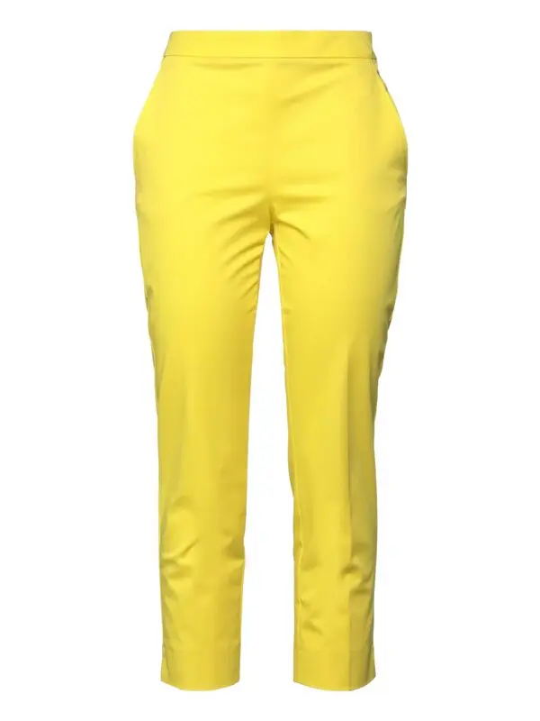 MAXCO. Solid Stretch Twill Pants - Yellow