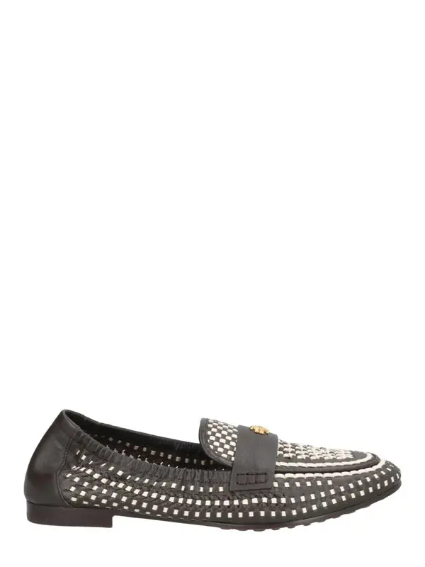 Tory Burch Two-tone Leather Loafers - Black