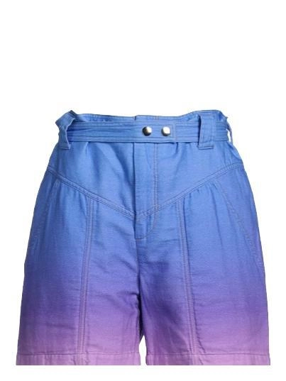 Isabel Marant Étoile High Waisted Tie-dye Shorts - Blue