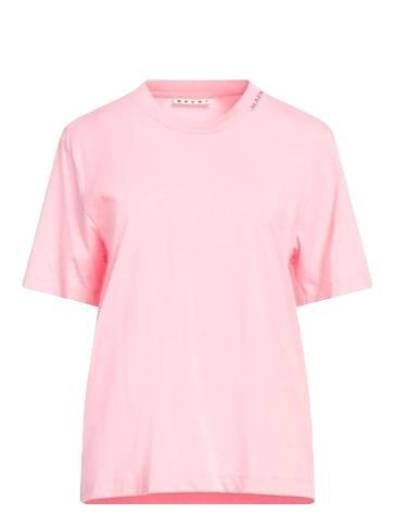 Marni Jersey Crewneck Short Sleeve T-shirt - Pink