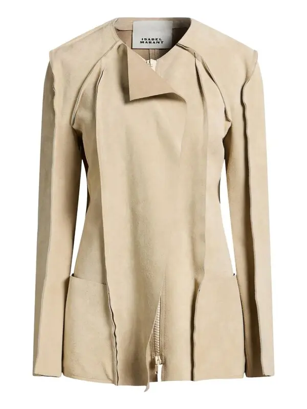 Isabel Marant Étoile Suede Jacket - Nude