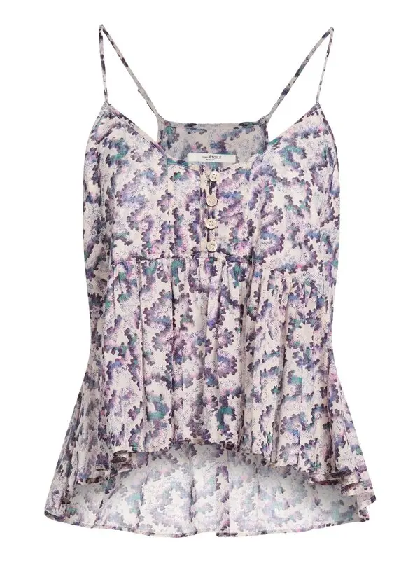 Isabel Marant Étoile Sleeveless Peplum Top - Gray