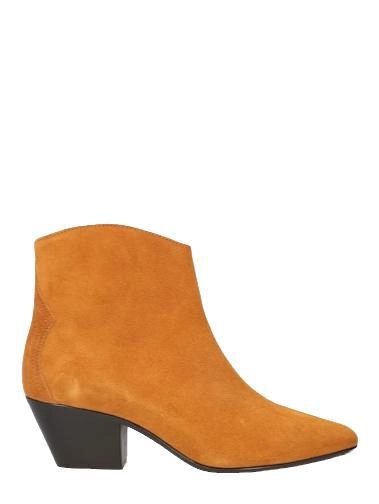 Isabel Marant Étoile Suede Zip Up Ankle Boots - Orange