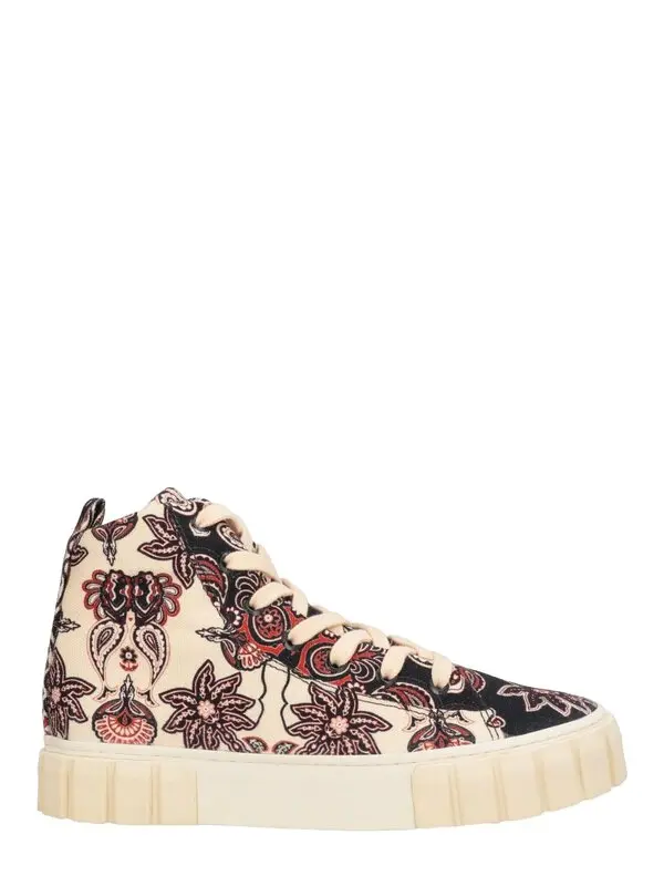 Farm Rio High-top Floral Print Sneakers - Nude