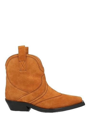 GANNI Suede Ankle Boots - Brown
