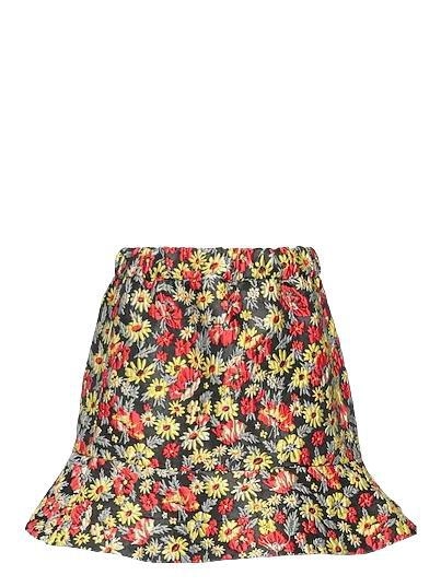 GANNI Jacquard Floral Mini Skirt - Multicolor