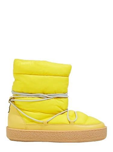 Isabel Marant Étoile Padded Ankle Boots With Platform Sole - Yellow