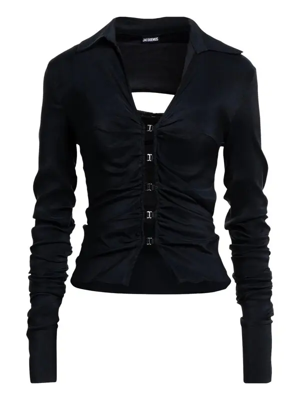 Jacquemus Long-sleeved Shirt - Midnight Blue