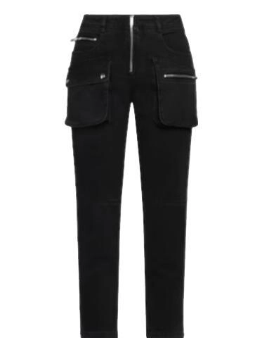 Isabel Marant Étoile Cargo Denim Trousers - Black