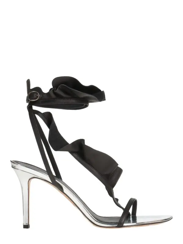 Isabel Marant Étoile Stiletto Heel Slingback Sandals - Black