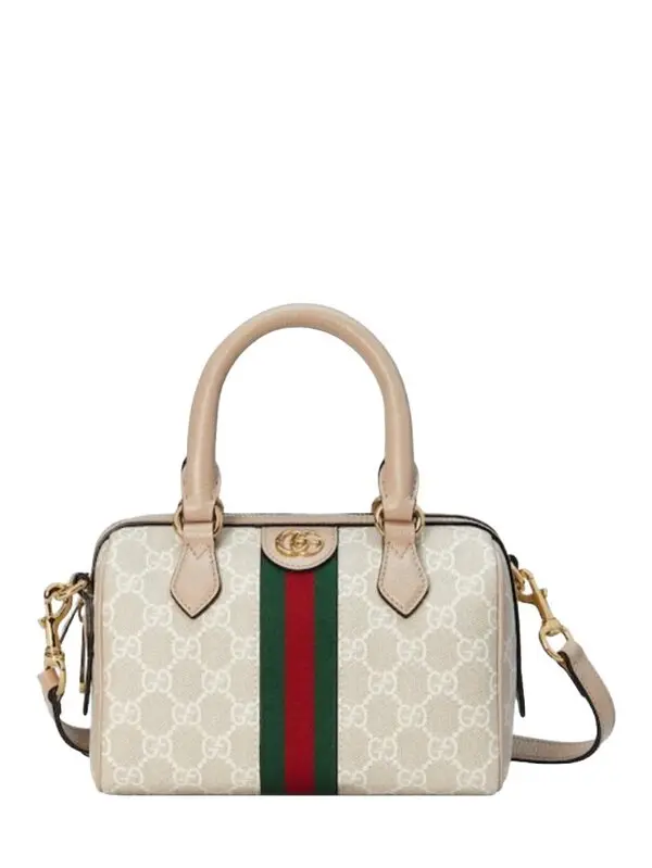 Gucci Ophidia Gg Mini Top Handle Bag - Nude