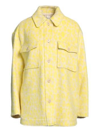 Isabel Marant Étoile Single-breasted Printed Overcoat - Yellow