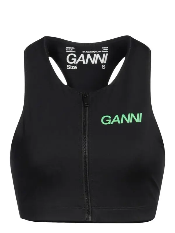 GANNI Tops - Black